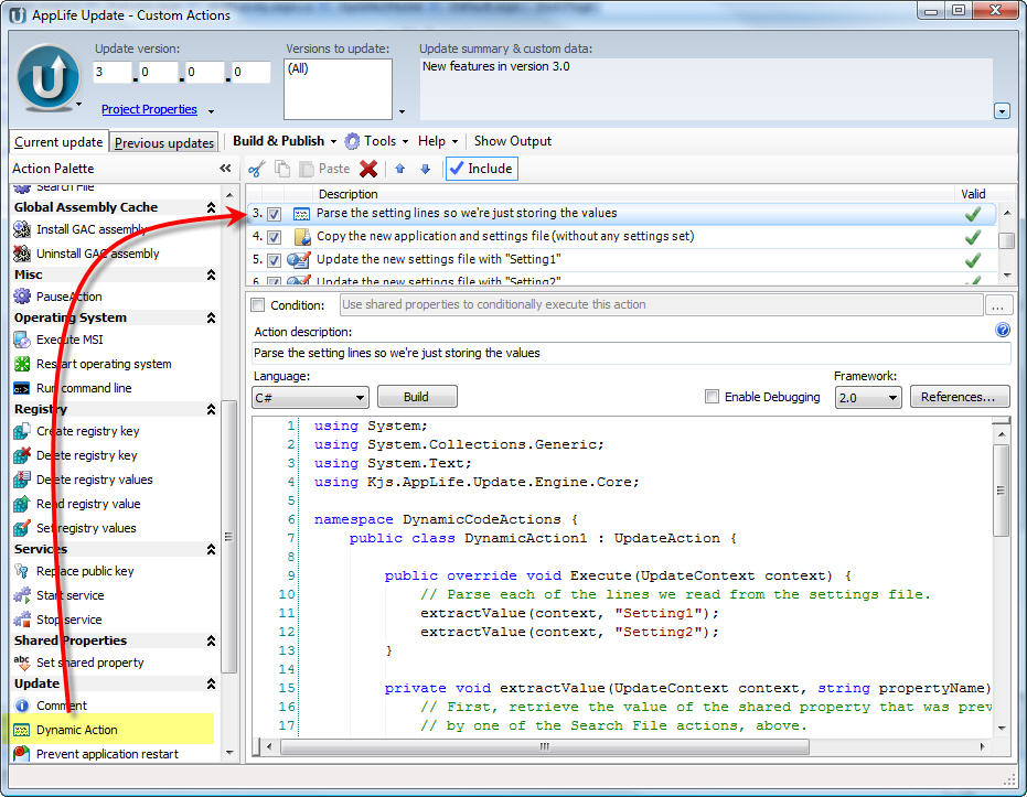 Application Updating using .Net Code